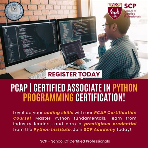 Pcap Certified Scp School Of Certified Professionals Facebook