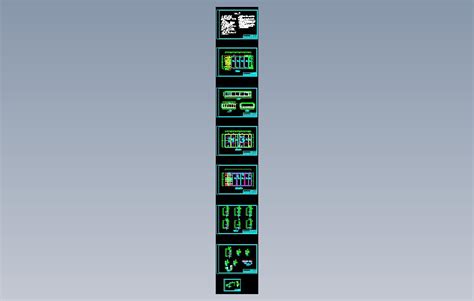 一级ao系统工程设计 Autocad 模型图纸下载 懒石网