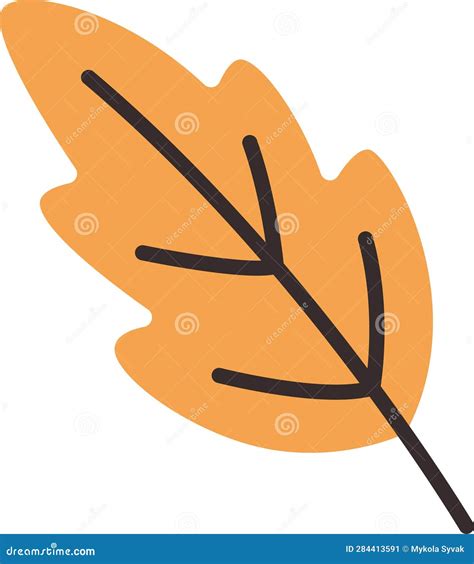 Tree Leaf Icon Stock Vector Illustration Of Design