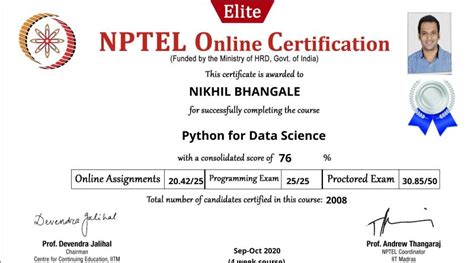 Nikhil Bhangale On Linkedin Python For Data Science
