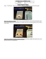 Series And Parallel Circuits Assignment Docx Lab Report Series And Parallel Circuits Activity