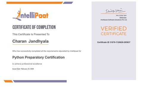 Python Certification Learning Intellipaat Careergrowth