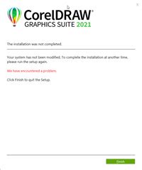 Issues Installing Corel CorelDRAW Graphics Suite For Windows
