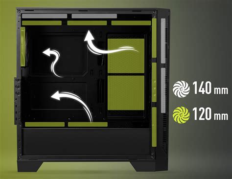 Msi Mag Forge R Airflow Black Computer Case Xusb Gen X Mm Argb Fan Argb Control