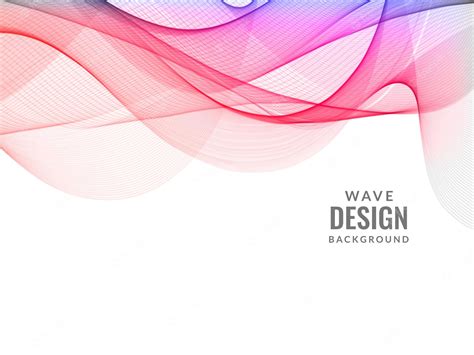 Premium Vector Abstract Background With Colorful Flowing Wave Design