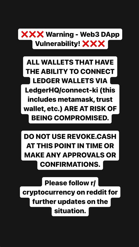 Warning Web3 Dapp Vulnerability Rpolkerpkr