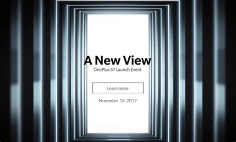 Watch OnePlus 5T Launch Event Live Streaming 16th Nov 2017