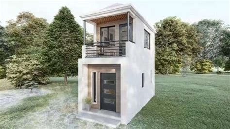 2 Storey Modern House Design With Deck In 4x7 Meters 58 Off