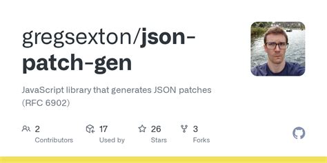 Github Gregsextonjson Patch Gen Javascript Library That Generates Json Patches Rfc 6902