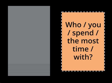 Subject Object Questions Случайные карты