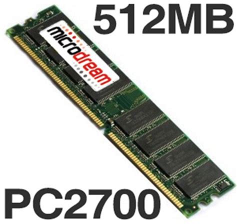 512mb Pc2700 333mhz Ddr 184pin Non Ecc Desktop Pc Memory Ram