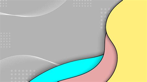 회색 배경에 원과 점 요소가 있는 추상적인 손으로 그린 유기적 모양 패턴 가리기에 대한 스톡 벡터 아트 및 기타 이미지