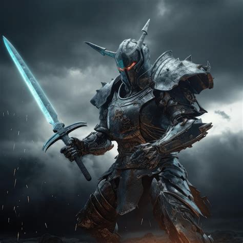 Robot Knight Time Traveling Robot Knight Freelance Fridge