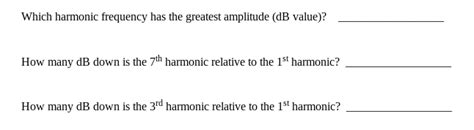 Using The Multisim Spectrum Analyzer Part B Chegg Com