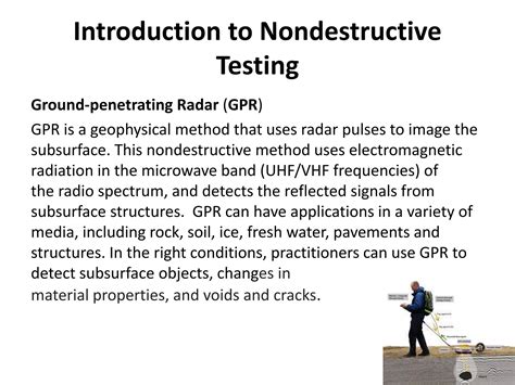 Introduction To Nondestructive Testing Pptx Medical Tests Medical Health