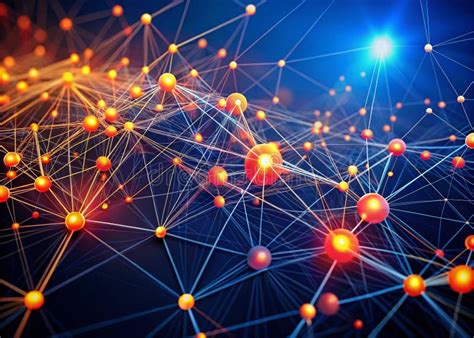 Dynamic Digital Network A Futuristic Visualization Of Advanced Connectivity And Technological