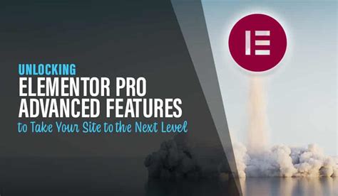 elementor pro advanced features to improve your website