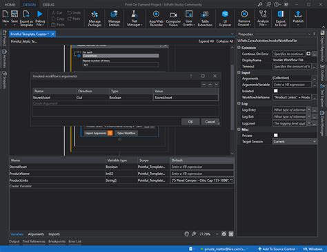 Variable String Array Not Working In Invoke Workflow Studio Uipath