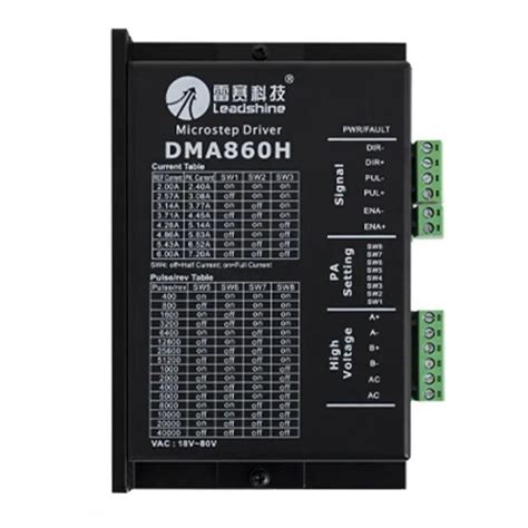 Buy Dm860t Digital Stepper Driver 2 4 7 2a 18 80vac Or 36 110vdc For Nema 34 Motor Online