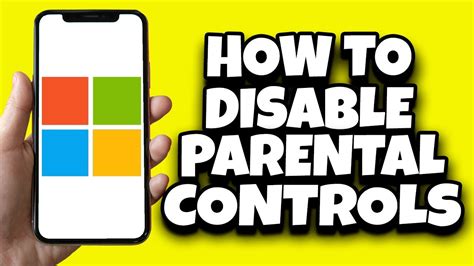 How To Disable Parental Controls On Microsoft Account Step By Step Youtube