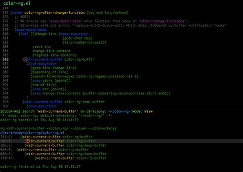 基于 ripgrep 的代码搜索和重构工具 emacs lisp emacs china