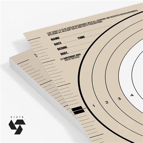Alpha 6 Inch Paper Shooting Target 25 Pack A1701s Vektr Alpha 6 Inch Paper Shooting Target 25 Pack A1701s Vektr