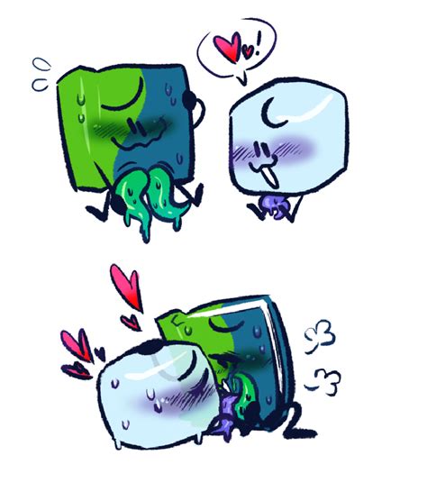 Rule 34 2girls Battle For Dream Island Bfdi Blush Book Bfdi Diphallia Diphallism Female Only