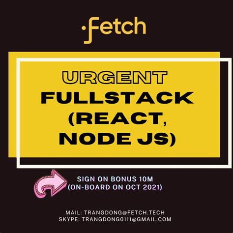 Jesse Dong On Linkedin Nodejs Reactjs Fetch Tech Techhiring