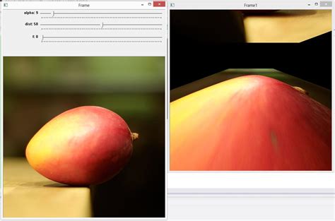 C How To Calculate Perspective Transform For Opencv From Rotation Angles Stack Overflow