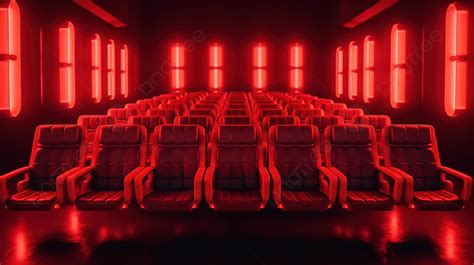 네온 영화관에서 빨간색 만화 부드러운 의자 줄의 3d 애니메이션 아름다움의 비전 영화관 영화관 좌석 영화관 의자 배경 일러스트 및 사진 무료 다운로드 Pngtree