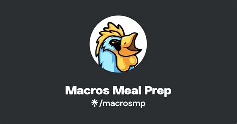 Macros Meal Prep Instagram Tiktok Linktree