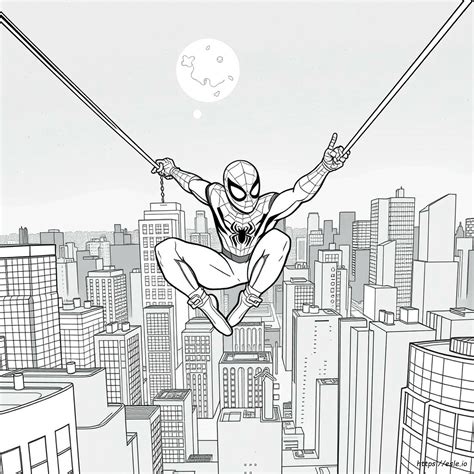 Spider Man Miles Morales Para Colorear