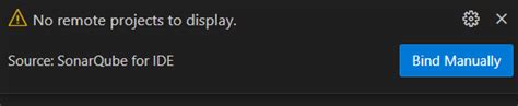 Remote Projects Not Displaying In Sonarlint Extension Vs Code Vs Code Sonar Community