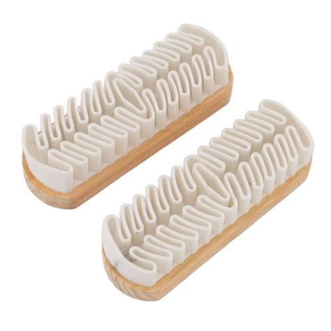 Mxzzand Brosse à Daim Pour Bottes De Neige 2 Pièces Bottes De Neige Daim Brosse Chaussures