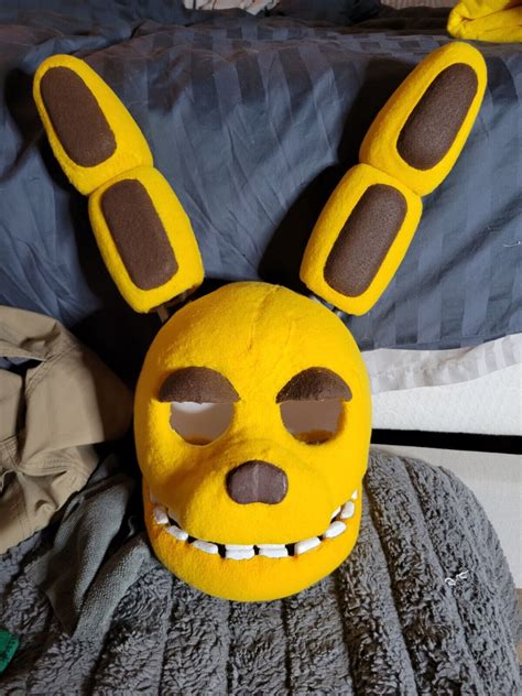 Fnaf Five Nights At Freddys Springbonnie Replica Mask Gem