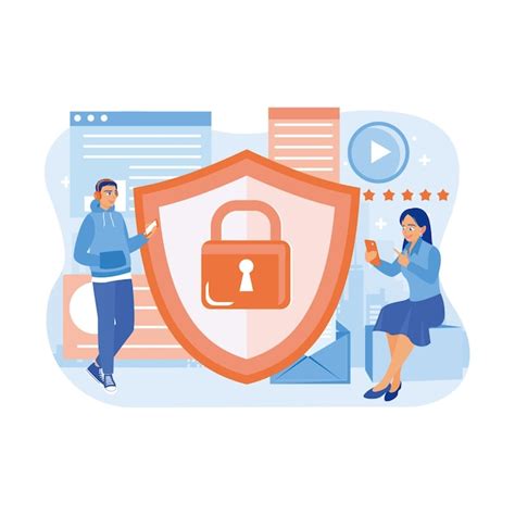 people protect confidential data on the internet using the phone to