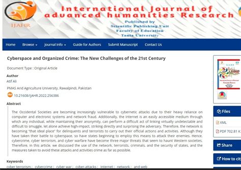 Dr Atif Ali Phd On Linkedin Cyberspace And Organized Crime The New Challenges Of The 21st