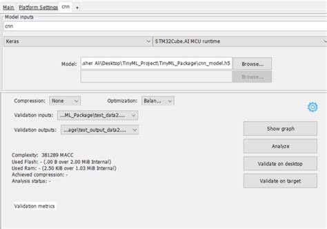 Solved X Cube Ai Issue Of Validation On Desktop With Vali