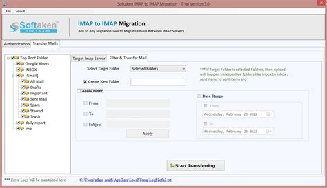 IMAP To IMAP Migration Software To Transfer Emails Between IMAP Servers