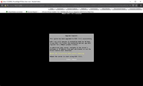 Installing Upgrading Vmware Vsphere Esxi 7 Update 1 Via Idrac 8 Virtual Bytes
