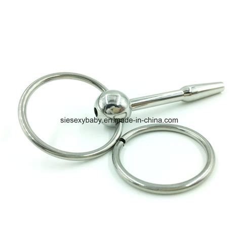 Stainless Steel Hollow Penis Plug Male Chastity Sex Toys For Men Da Sex Product And Adult Toys