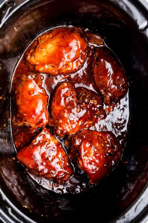 Crock Pot Honey Garlic Chicken The Cookie Rookie®