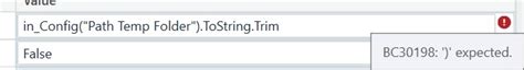 Is It A Bug Syntax Error Expected Keep Appearing Studio UiPath