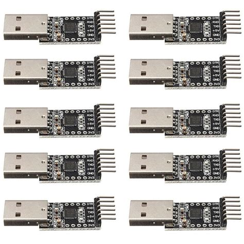 3 5 10pc Cp2102 Usb 2 0 To Ttl Uart Module 6pin Serial Converter Stc Replace Ft232 Wish