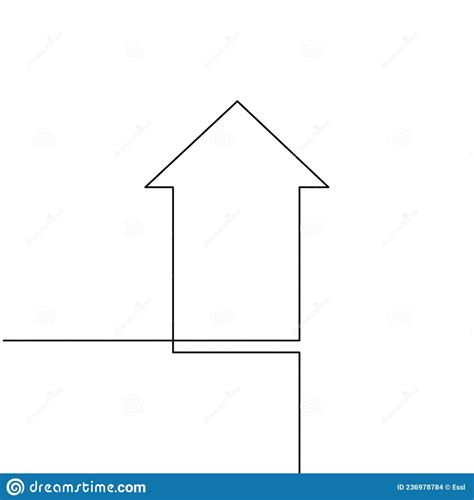 Linear Arrow Infographic Design Element Stock Vector Illustration Of Drawing Abstract 236978784