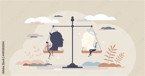 Halo Effect As Cognitive Psychological Personality Bias Tiny Person