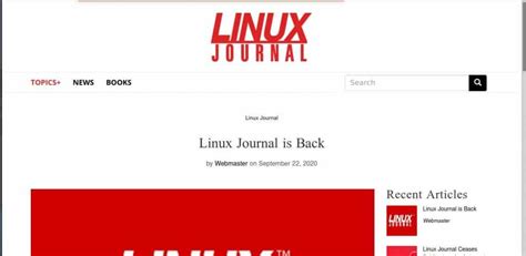 Linux Journal Está De Regreso De La Mano De Slashdot Media Linux