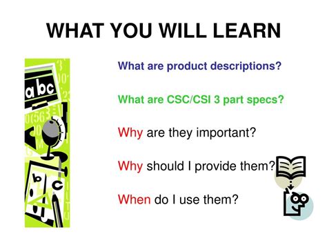 Ppt Product Descriptions Csc Csi 3 Part Specifications Powerpoint Presentation Id 3727505