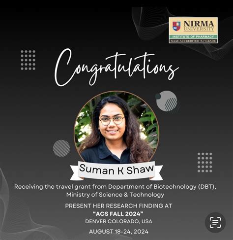 Suman Shaw On Linkedin Acsfall2024 Dbtgrant Research