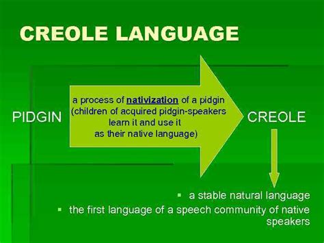 Pidgin Creole Languages Karina Zinovieva 14 Fpl